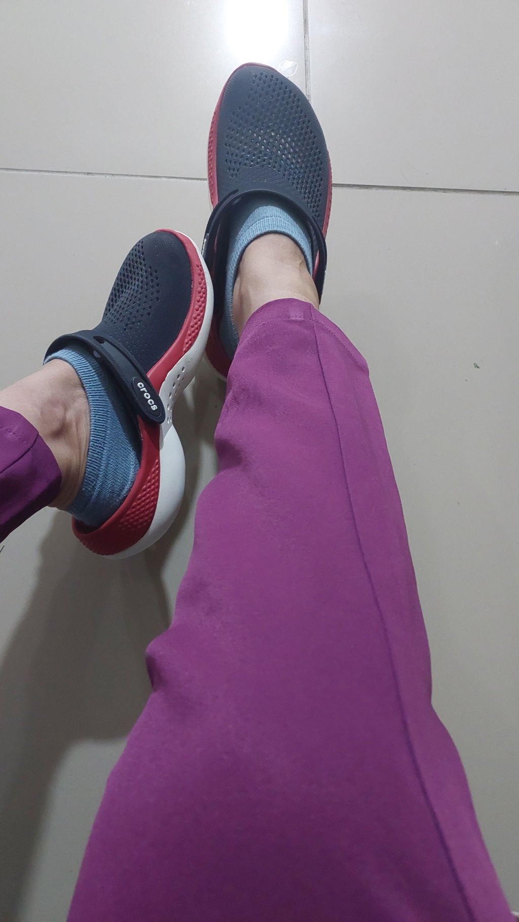 Sandália Crocs Lite Ride 360 Clog - Azul | Netshoes